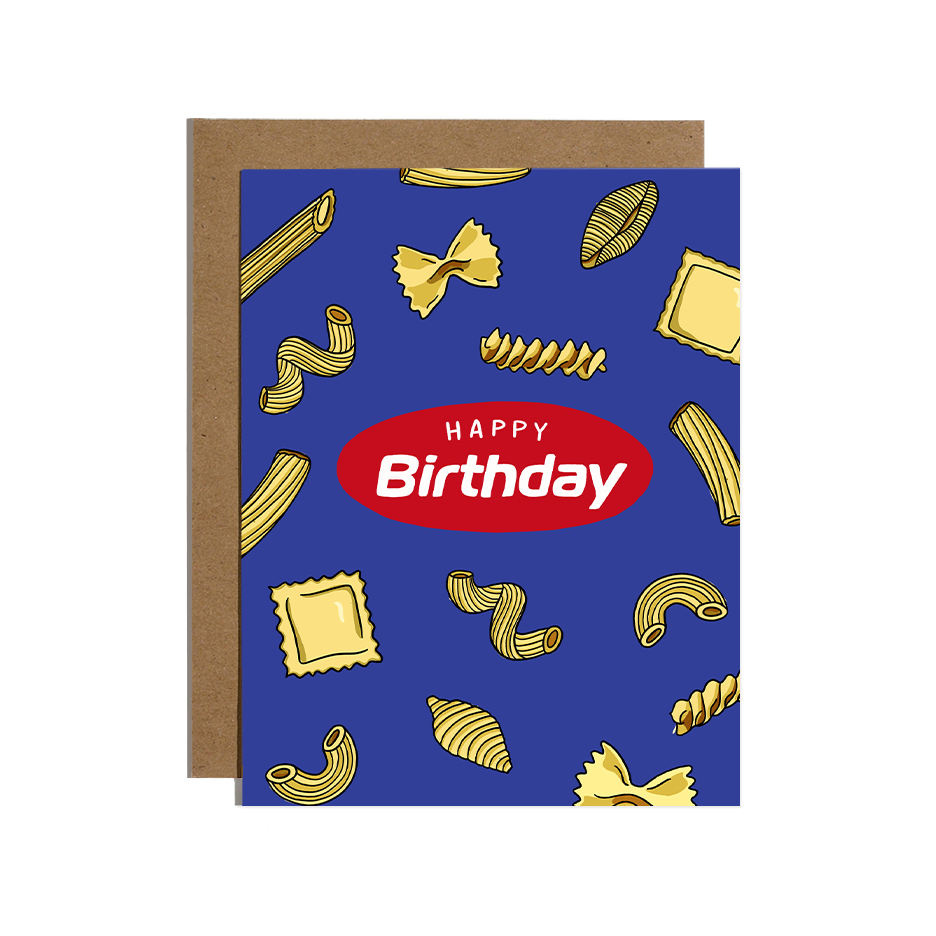 Pasta Birthday Card – Brittany Paige