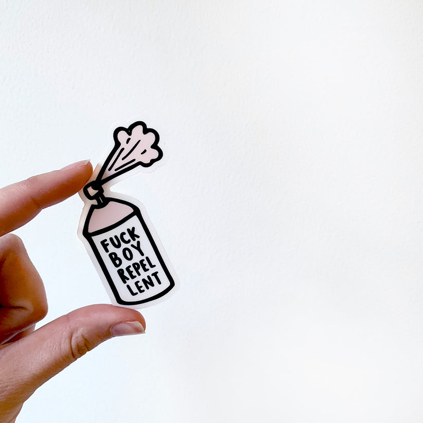 Fuckboy Repellent Sticker – Brittany Paige