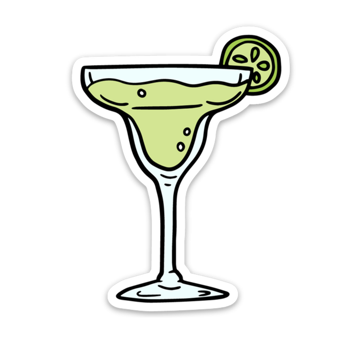 Margarita Glass Sticker – Brittany Paige